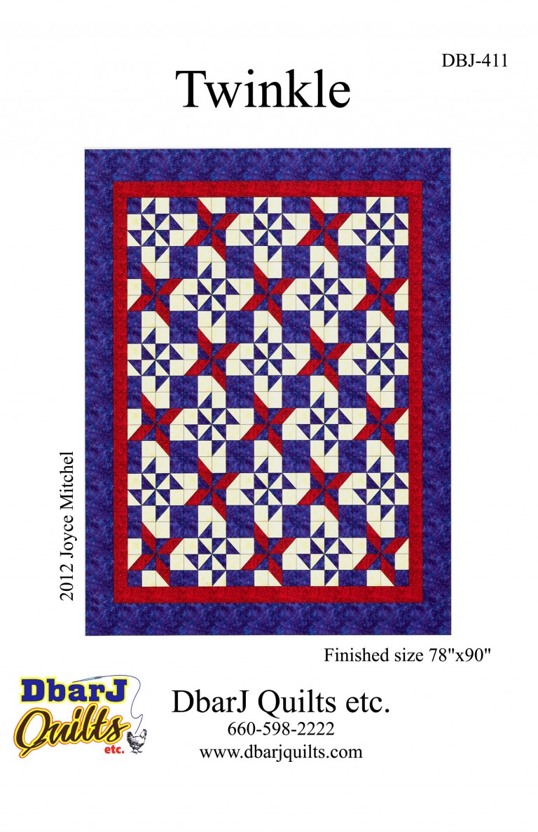 Twinkle Pattern – DbarJ Quilts Etc